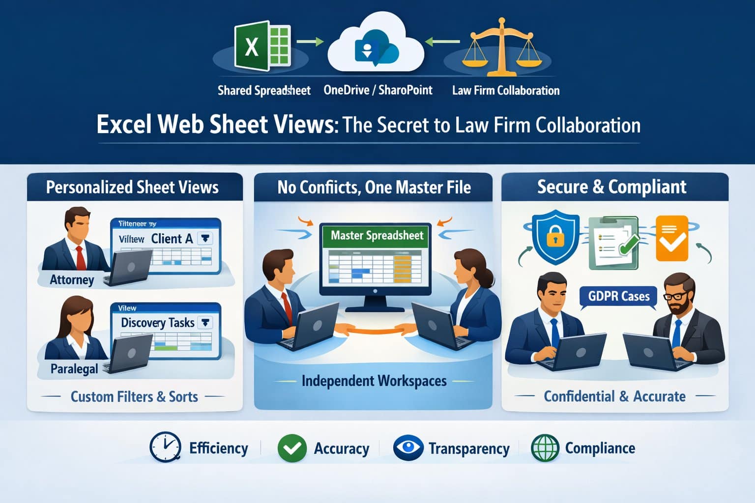 Excel for Law Firms: Using Web Sheet Views to Collaborate